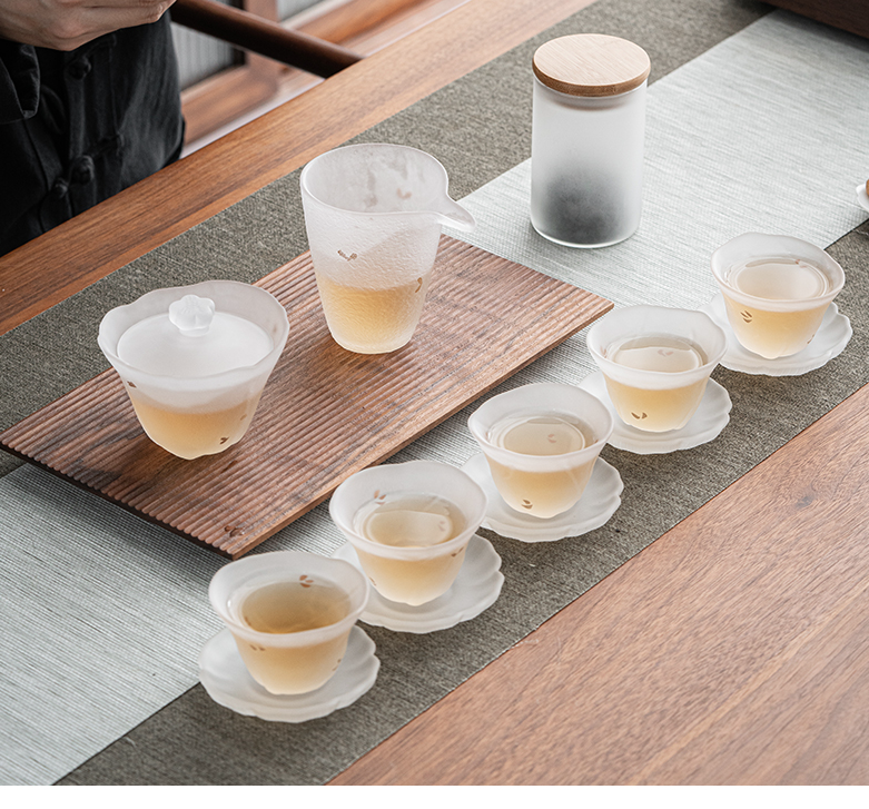 Dull Polish Glass Tea Set – TSTea